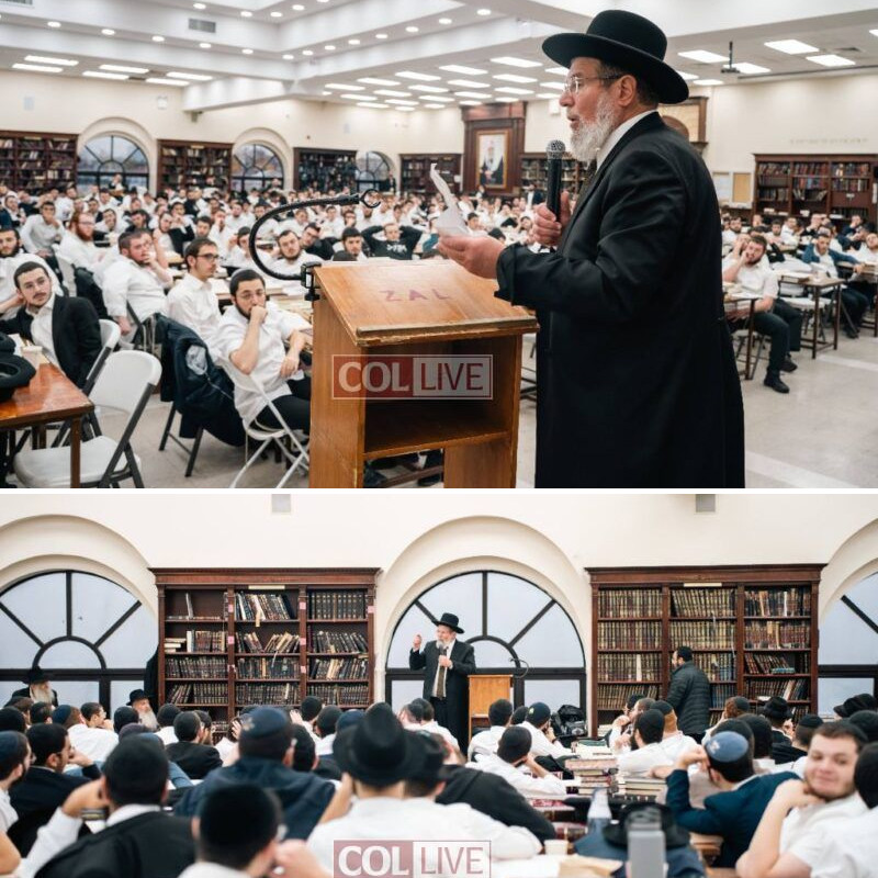 Israel's Chief Rabbi Addresses Oholei Torah Beis Medrash