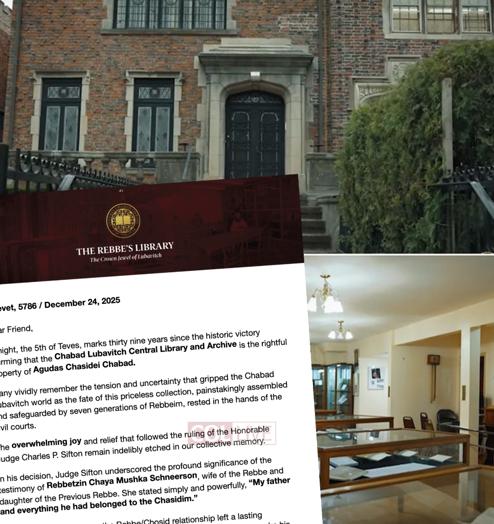 The Rebbe's Library. Our Merit, Our Responsibility