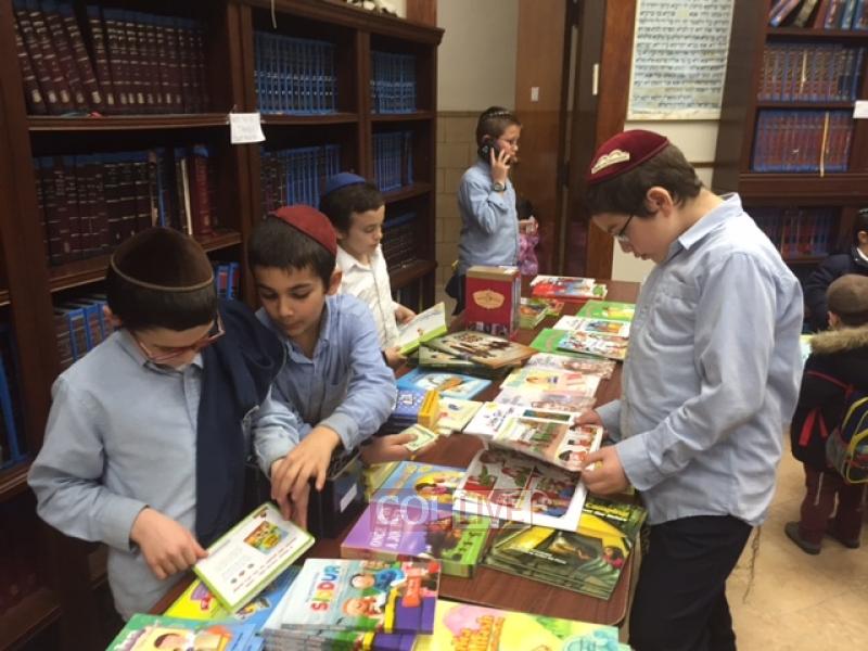 Seforim Sale at Morristown Cheder